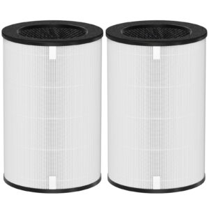 skymechy ap-t30 true hepa replacement filter compatible with homedics ap-t30 ap-t30wt ap-pet35 ap-pet35-wt air cleaner purifier, part# ap-t30fl ap-pet35fl, 2 pack