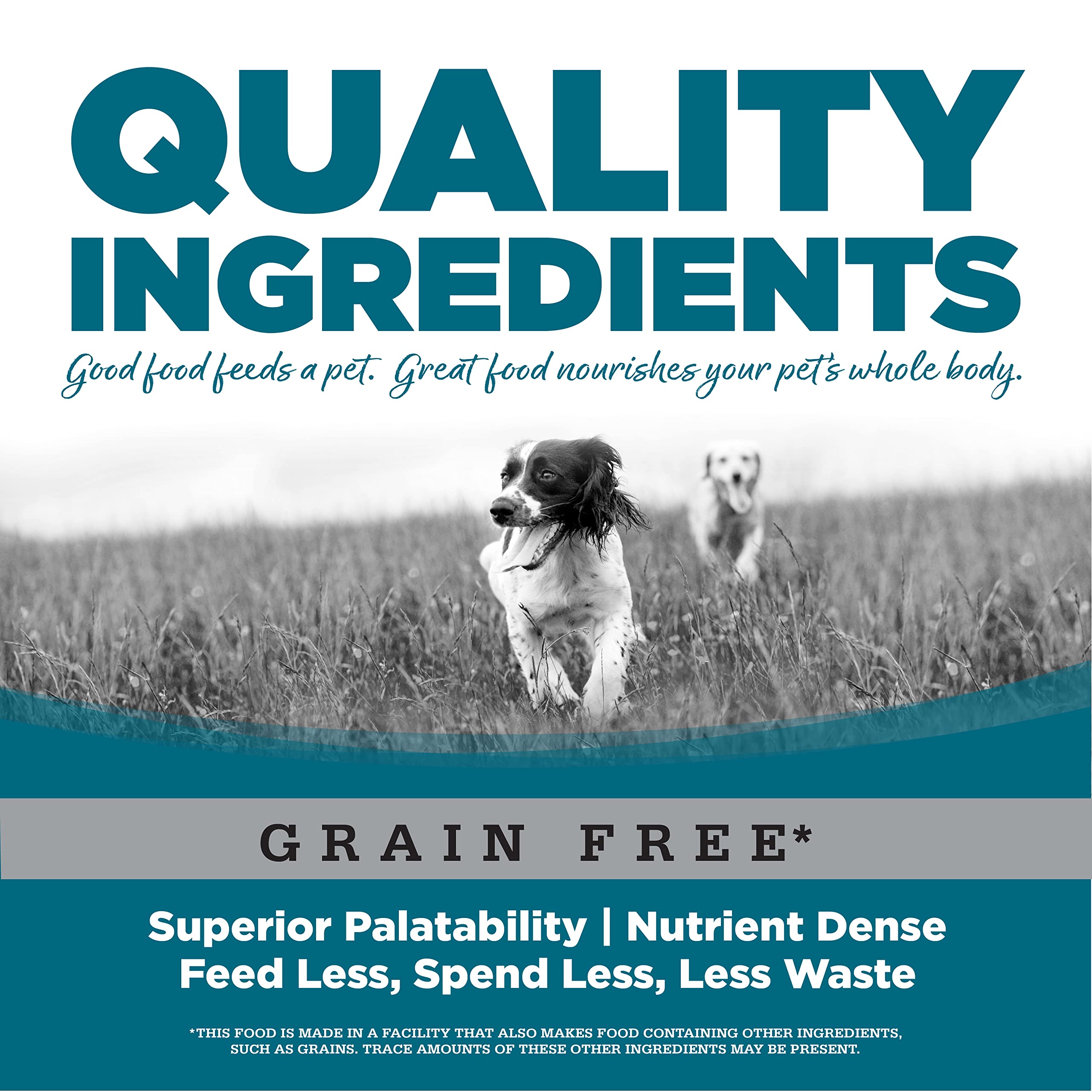 NutriSource Grain Free Dry Dog Food, Chicken and Peas, 26LB