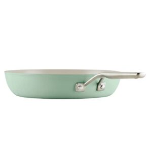 KitchenAid Hard Anodized Ceramic Nonstick Frying Pan/Skillet, 12.25 Inch, Pistachio