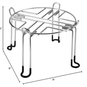 Stainless Steel Stand for Berkey Big, Royal and Travel System, 9'' Diameter 6'' Tall Countertop Stand, Fit Most Medium Gravity Water Filter System