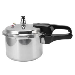 aluminium alloy pressure cooker, 3l stainless steel pressure cooker for home, easy to , 18cm bottom induction compatible pressure canner for indian cooking, soups, and rice recipes