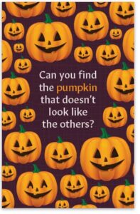 find the pumpkin (mini gospel tract card, packet of 100, nkjv)