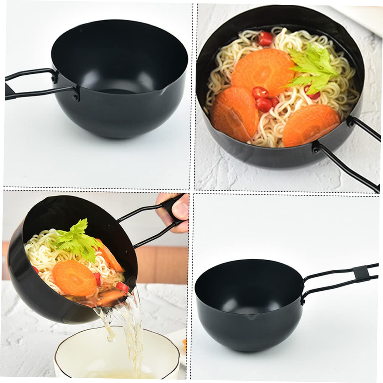 Hoement Multi Functional Stewpan with Lid Household Cooking Pot Outdoor Camping Cookware Simmer Stew Pot Stock Pot for Pasta Soups Stews and Sauces Oven Safe