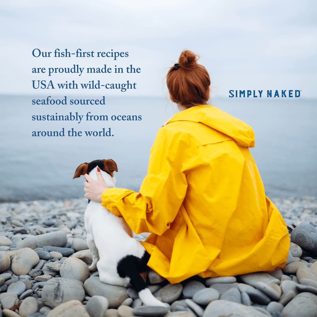 SIMPLY NAKED Wild Select Seafood Dog Food | No Chicken or Other Animal by-Products | Rich in Omega 3 & 6 Fatty Acids | Sustainably Sourced Wild Caught Fish | Made in The USA | 11lb Bag