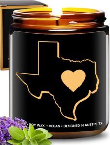 texas candle, gifts for women, texas gifts for men, texas souvenir gifts, state texas themed gifts, moving away & home sick gifts, birthday, christmas, graduation, gift-ready