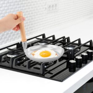 UPKOCH Japanese Tamagoyaki Pan Egg Frying Pan Japanese Oyakodon Pan Omelette Fried Pan Non Stick Cooker Pan Metal Pancake Pan Breakfast Cooking Pan Mini Cookware for Kitchen