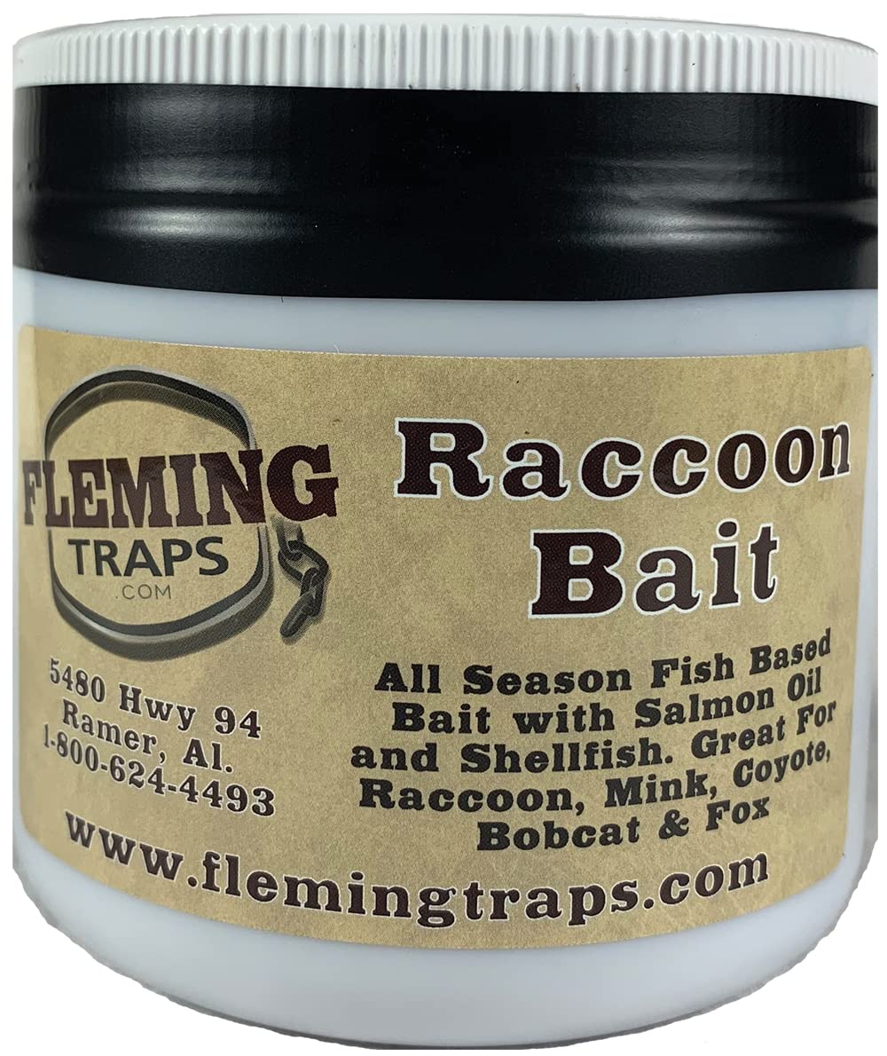 Fleming Traps Predator Bait Kit - Coyote, X5 & Raccoon Bait with Wool - 3 Pack