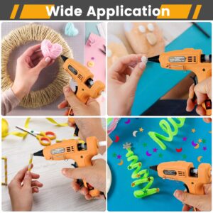 Mulwark Mini Hot Glue Gun and Sticks Set - High-Temp Glue Gun with 30 Glue Sticks - Perfect for DIY Crafts, Repairs, Home, Office & School Projects - 20W Premium Mini Hot Glue Gun