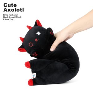 PEACHCAT Long Kitten Plush Pillow Cute Black Cat Stuffed Animal Cat Plush Toy for Kids 19.6"