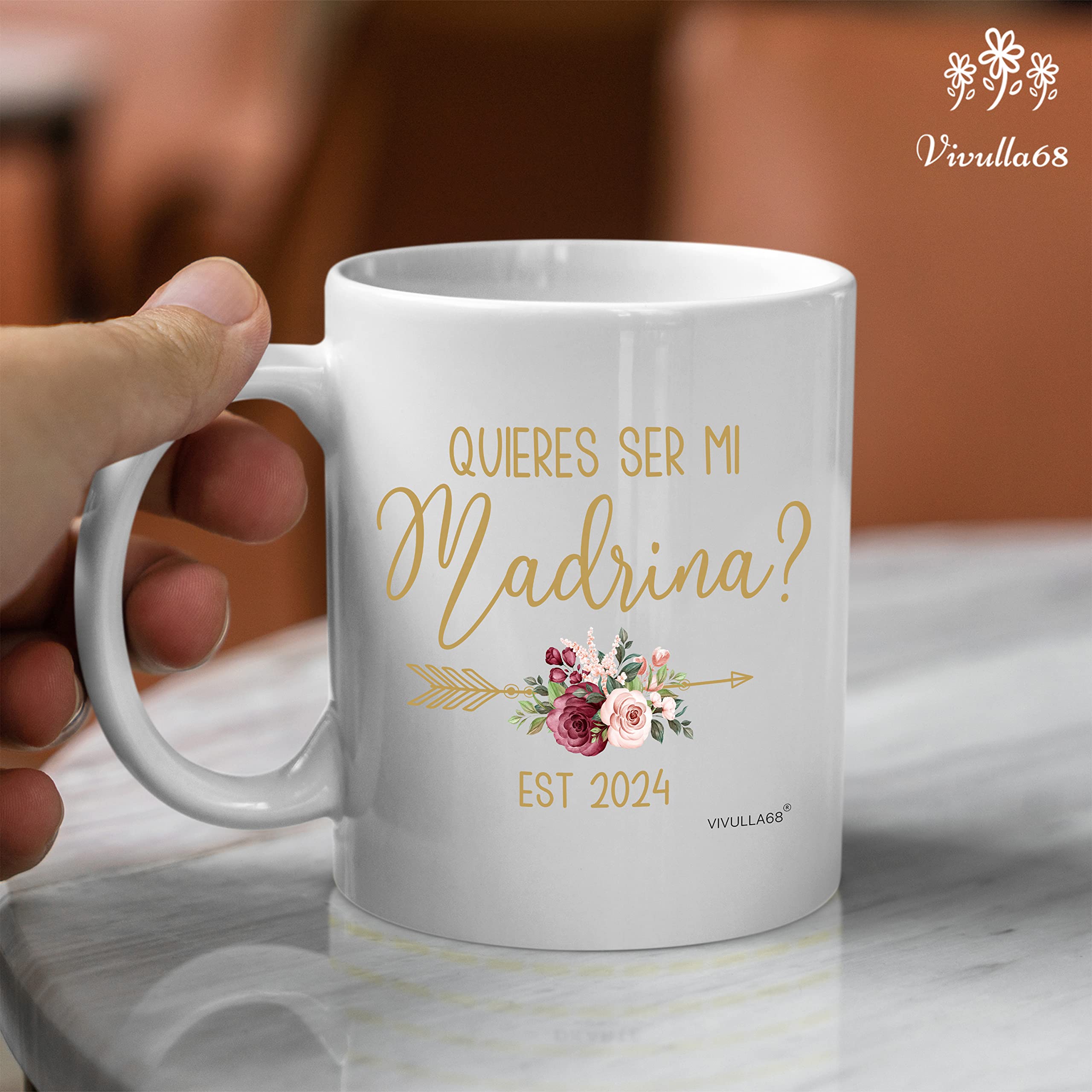 Vivulla68 Quieres Ser Mis Padrinos De Bautizo, Bautizo Recuerdos Juego De 2 Tazas 2024, Recuerdos De Bautizo Para Niño, Niña, God parents Presents Proposal, Quieren Ser Mis Padrinos De Bautizo