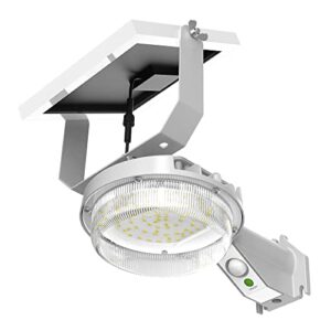 halo solar powered high brightness 5000 lumens motion activated outdoor led security area light