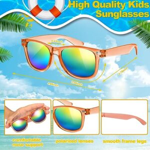 Mikulala 24Pack Kids Sunglasses Party Favors,Neon Sunglasses in Bulk for Kids, Great Gift for Birthday Graduation Party Supplies, Beach, Pool Party Favors, Party Toys, Goody Bag Favors