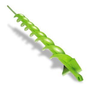 1.6" x 23" auger drill bit for planting garden auger spiral drill bit bulb planter for planting(apple green)