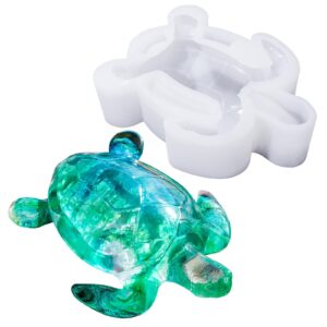 let's resin turtle shape resin molds, 3d animal silicone molds for epoxy resin, large sea turtle marine art silicone resin molds for resin craft, ocean theme resin night lights, home decor