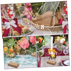 Wedding Decor 20 Sets Butterfly Seat Card Acrylic Table Three-Dimensional Transparent Mirror Wall Decor