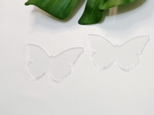 set of 10 blank clear acrylic butterfly table place cards,diy wedding place cards,modern table settings for celebrations birthday party wedding anniversary engagement