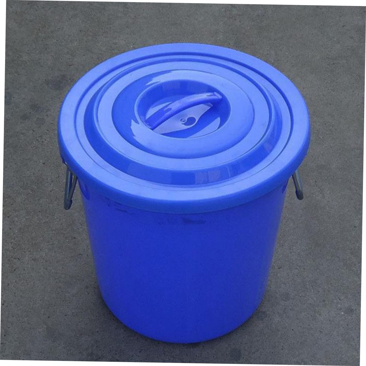 FELTECHELECTR Large Plastic Trash Can Replacement Lid Waste Bin Protector for Kitchen and Bathroom Garbage Cans Fits Most Standard Sizes Sanitation Accessory for Waste Containers