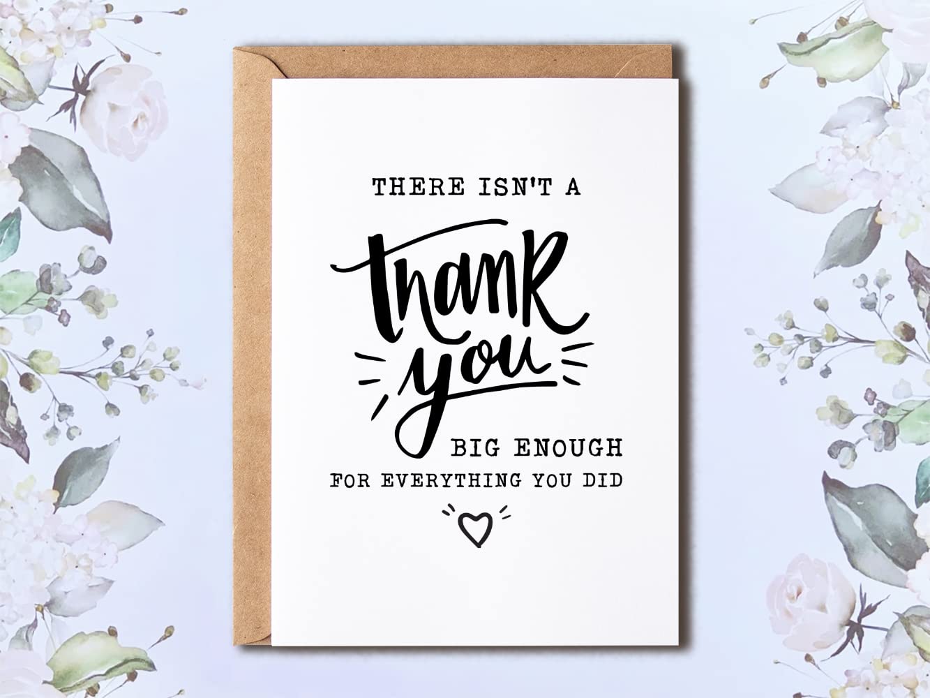 NTVShop There Isn't A Thank You - Nurse Thank You Card Doctor Thank You Card Emergency Response Thank You Card Healthcare Worker