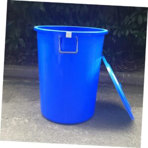 FELTECHELECTR Large Plastic Trash Can Replacement Lid Waste Bin Protector for Kitchen and Bathroom Garbage Cans Fits Most Standard Sizes Sanitation Accessory for Waste Containers