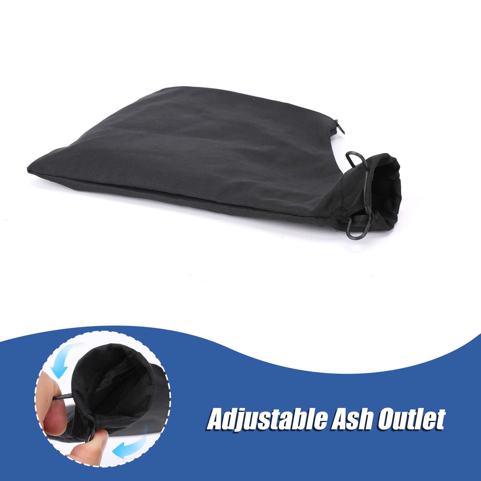 2 Pcs Table Saw Miter Saw Dust Bag Black Dust Collection Bag for Miter Saw 255 Model with Zipper and Wired Adjustable Stand Dust Bag for Belt Sander Parts Diagonal Saw Miter Saw Accessories