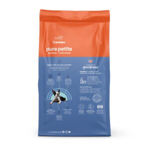 CANIDAE Pure Petite Premium Freeze-Dried Raw Coated Dry Puppy Food for Small Breed, Limited Ingredient Diet, Chicken Recipe with Wholesome Grains, 4 lb Bag