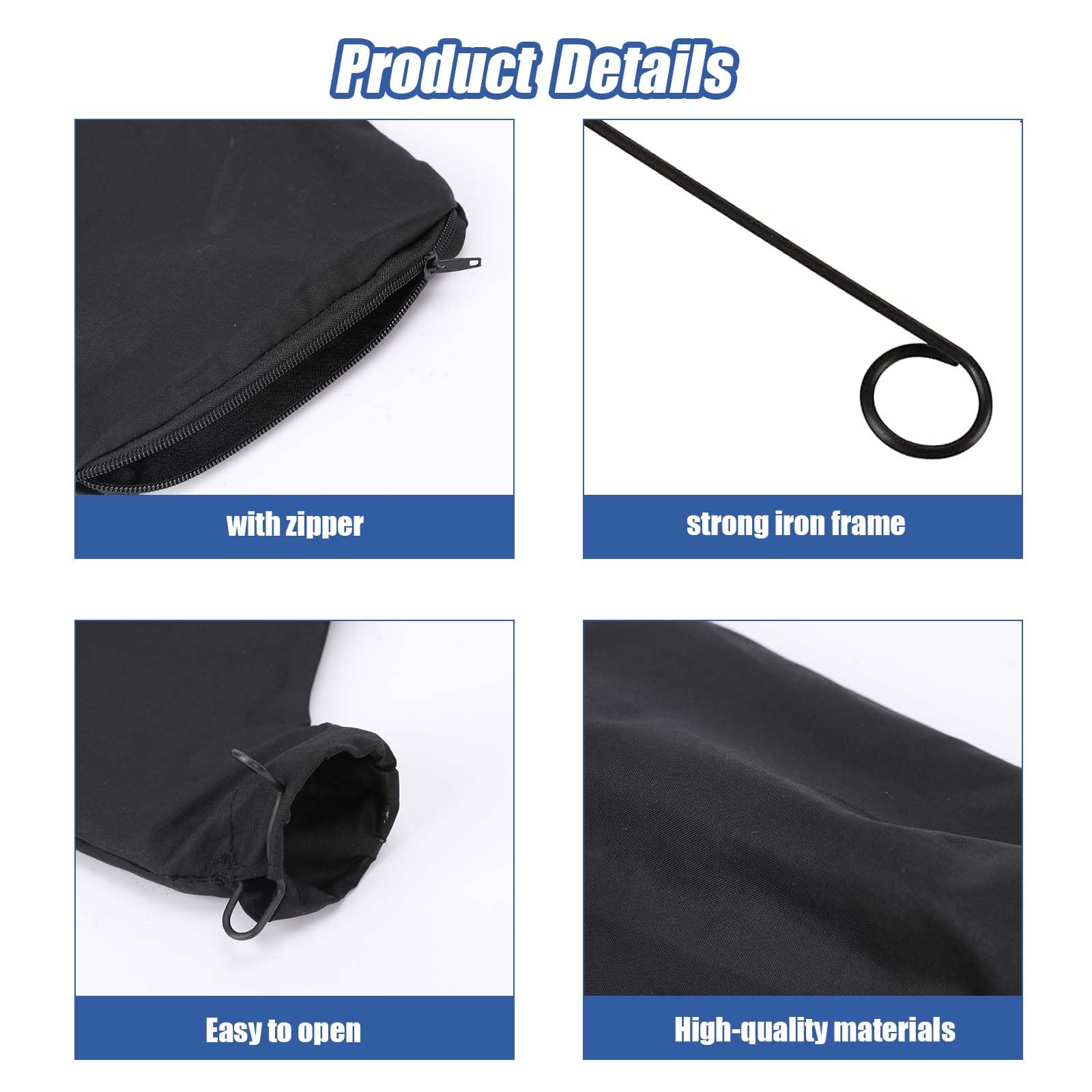 2 Pcs Table Saw Miter Saw Dust Bag Black Dust Collection Bag for Miter Saw 255 Model with Zipper and Wired Adjustable Stand Dust Bag for Belt Sander Parts Diagonal Saw Miter Saw Accessories