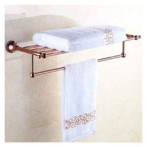 aldepo towel rail towel rail bath towel rack with hooks wall mounted towel holder towel bar rail for kitchen bathroom toilet hotel