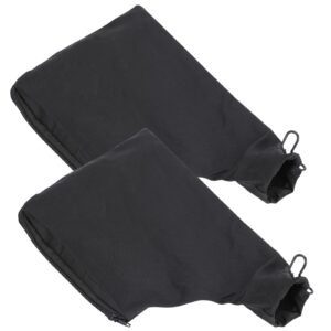 2 pcs table saw miter saw dust bag black dust collection bag for miter saw 255 model with zipper and wired adjustable stand dust bag for belt sander parts diagonal saw miter saw accessories