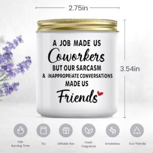 Jonico Gifts for Coworkers - Christmas Gifts for Coworkers, Cool Coworker Gifts for Women, Retirement Gift for Women, Lavender Candle