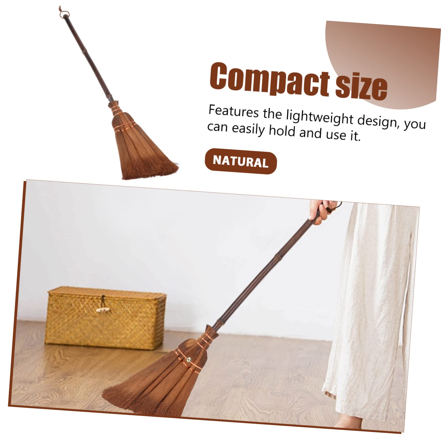 GRIRIW 1pc 's Broom Cleaning for Household Use Mini Couch Wedding Favors Nigerian Palm Broom Vintage Broom Kids Cleaning Tool Small Broom Tool Home Use Mini Broom Small