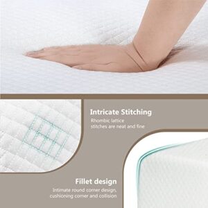 HOMES: Inside + Out Zinne Twin Mattress 6 inch Gel Memory Foam Mattress for Cool Sleep & Pressure Relief, Medium Firm Mattresses CertiPUR-US/Bed-in-a-Box/Pressure Relieving Twin Size