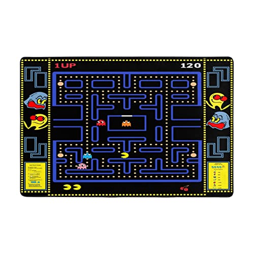 Classic Arcade Games Rug Retro 90s Arcade Theater Style Popular Game Room Area Rug for Living Room Playroom Home Decor Carpet Modern Fun Rug 3' x 4'