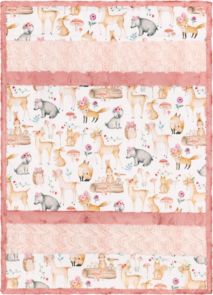 Minky Lullaby Critter Grove Cuddle Kit Shannon Fabrics