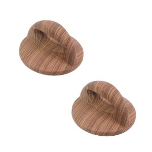 woogim 2pcs wooden pot lid knob pan lid holding handle replacement pot lid cover handle for kitchen cookware covers