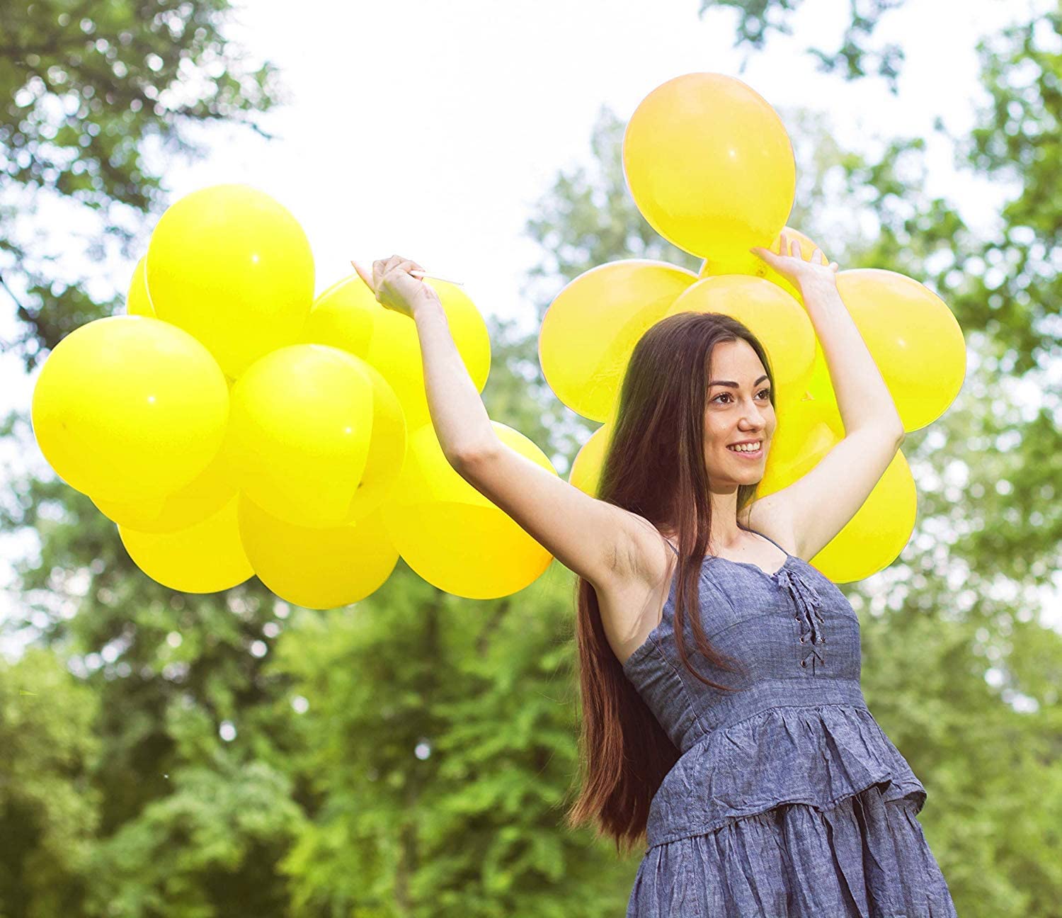 Graduation Party Decorations Navy Blue Yellow 2024/Blue Yellow Balloons/Michigan Balloons/Blue Yellow Birthday Party Decorations 114pcs for Blue Yellow Graduation Party Decoations 2024/Warriors Party