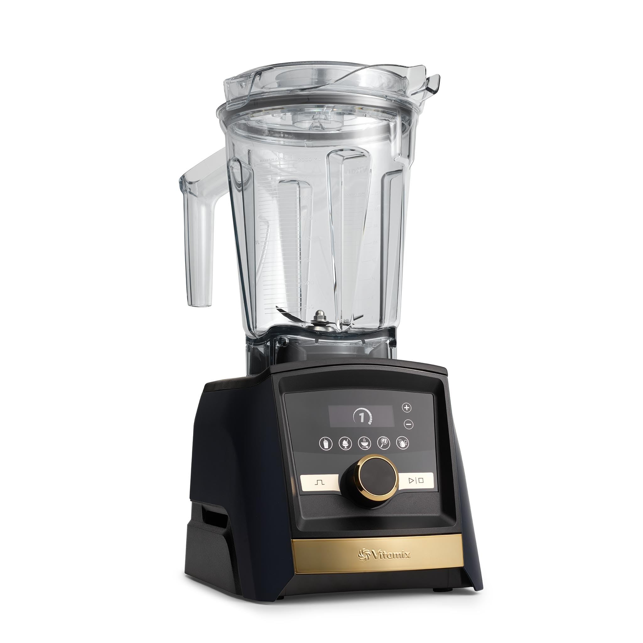 Vitamix A3500 Ascent Series Gold Label Smart Blender, Professional-Grade, 64 oz. Low-Profile Container, Matte Navy with Gold Accents