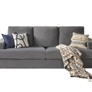 Merluxy Sofa, 3 Seater Comfy Couch Sofa- Extra Deep Seated Oversized Sofa, 97" Wide Modern Couches for Living Room, Bedroom and Office (Grey,Chenille)