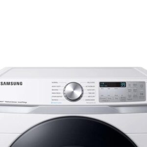 SAMSUNG DVG45B6300W 7.5 cu. ft. Smart Gas Dryer with Steam Sanitize+ in White