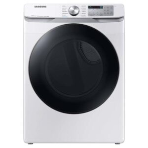 SAMSUNG DVG45B6300W 7.5 cu. ft. Smart Gas Dryer with Steam Sanitize+ in White