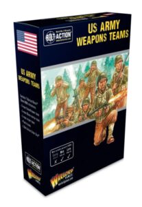 warlord games bolt action wwii us army weapons teams figures 1:56 military table top wargaming plastic model kit 402213109