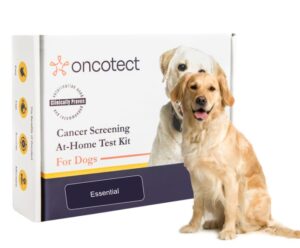 oncotect essential dog cancer screening test kit, easy to use at home cancer detection, affordable non-invasive urine-based test, works on all dog breeds and ages