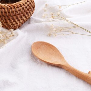 3Pcs Wooden Twig Spoons,Long Handle Soup Spoon Natural Wood Coffee Scoop, Creative Branch Shape Ladle Spoon for Soup Cooking Mixing Stirrering