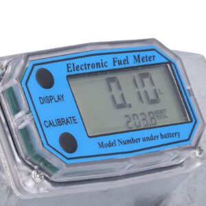 Industrial 2In Valve Digital End,Turbine Meter Electronic Digital Fuel Liquid Water Gas Oil Flowmeter 2In 2.3V‑3.3V Llw‑50