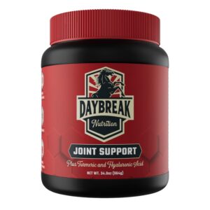 daybreak nutrition 8 in 1 maximum strength equine joint supplement - joint supplement for horses - glucosamine, msm, chondroitin, turmeric, hyaluronic acid, manganese, & boswelia - 964g (30 servings)