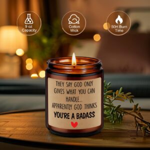 LEADO Candle, Get Well Soon Gifts for Women, Men, Breast Cancer Gifts for Woman, Get Well Gifts for Women, After Surgery Recovery Gifts, Encouragement, Comfort Items for Cancer Patients, Chemo