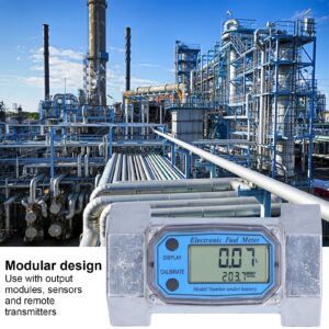 Industrial 2In Valve Digital End,Turbine Meter Electronic Digital Fuel Liquid Water Gas Oil Flowmeter 2In 2.3V‑3.3V Llw‑50