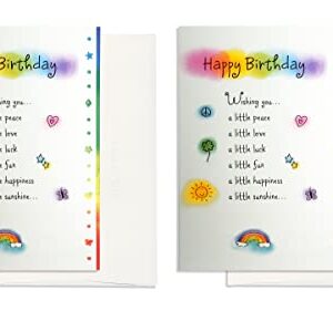 Blue Mountain Arts Birthday Card 2-Pack from Ashley Rice—Wishes of Sunshine and Love to Share with Someone Special on Their Birthday