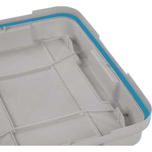 Sterilite 18316A04 Gasket Storage Tote, Gray, 20 Gallon - Quantity 1