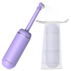 portable bidet for travel, reusable peri bottle for postpartum care, handheld sprayer for women and men, 380ml(12.8oz) large personal hygiene cleaning bottle with leakproof design, eco-friendly purple