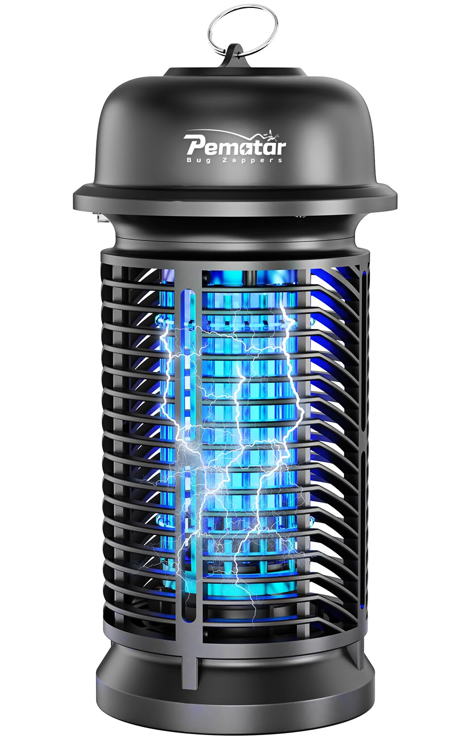 PEMATAR Bug Zapper Outdoor Electric, 4200V/20W High Power Voltage Mosquito Zapper, IPX4 Waterproof Fly Traps, Fly Zapper for Camping, Backyard, Patio and Garden